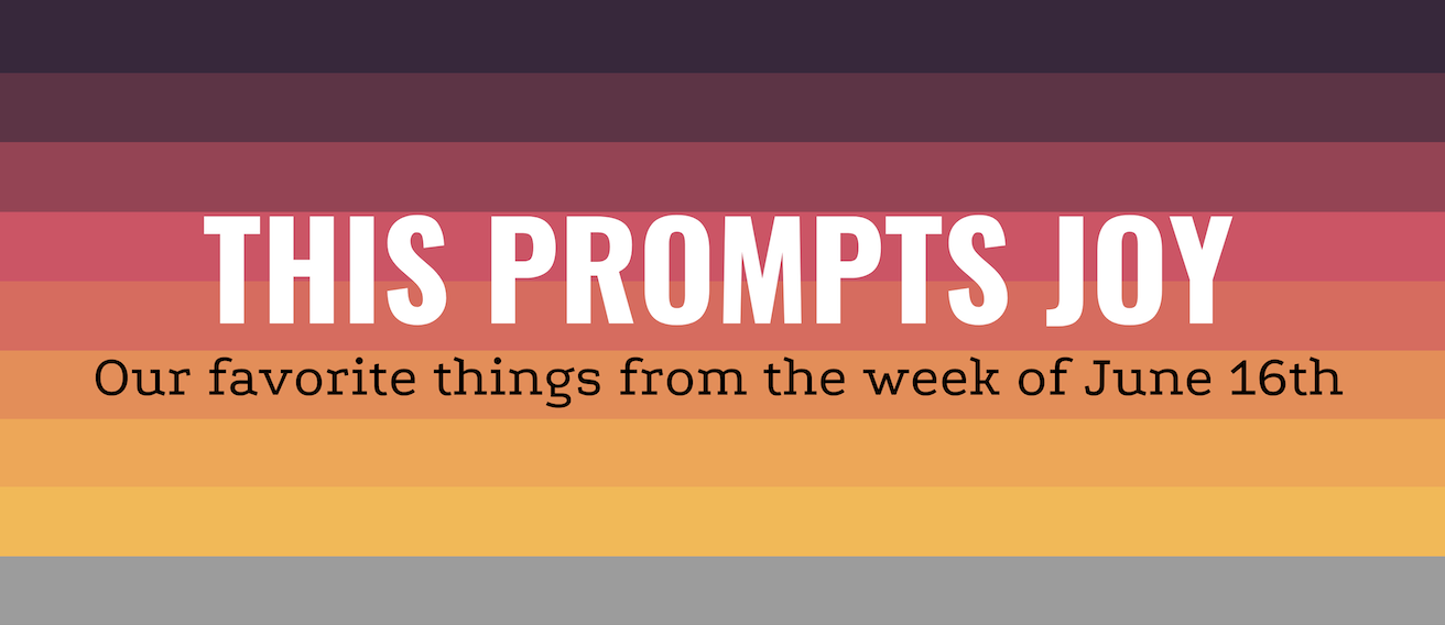 This Prompts Joy: Week of June 16th - The Prompt Magazine